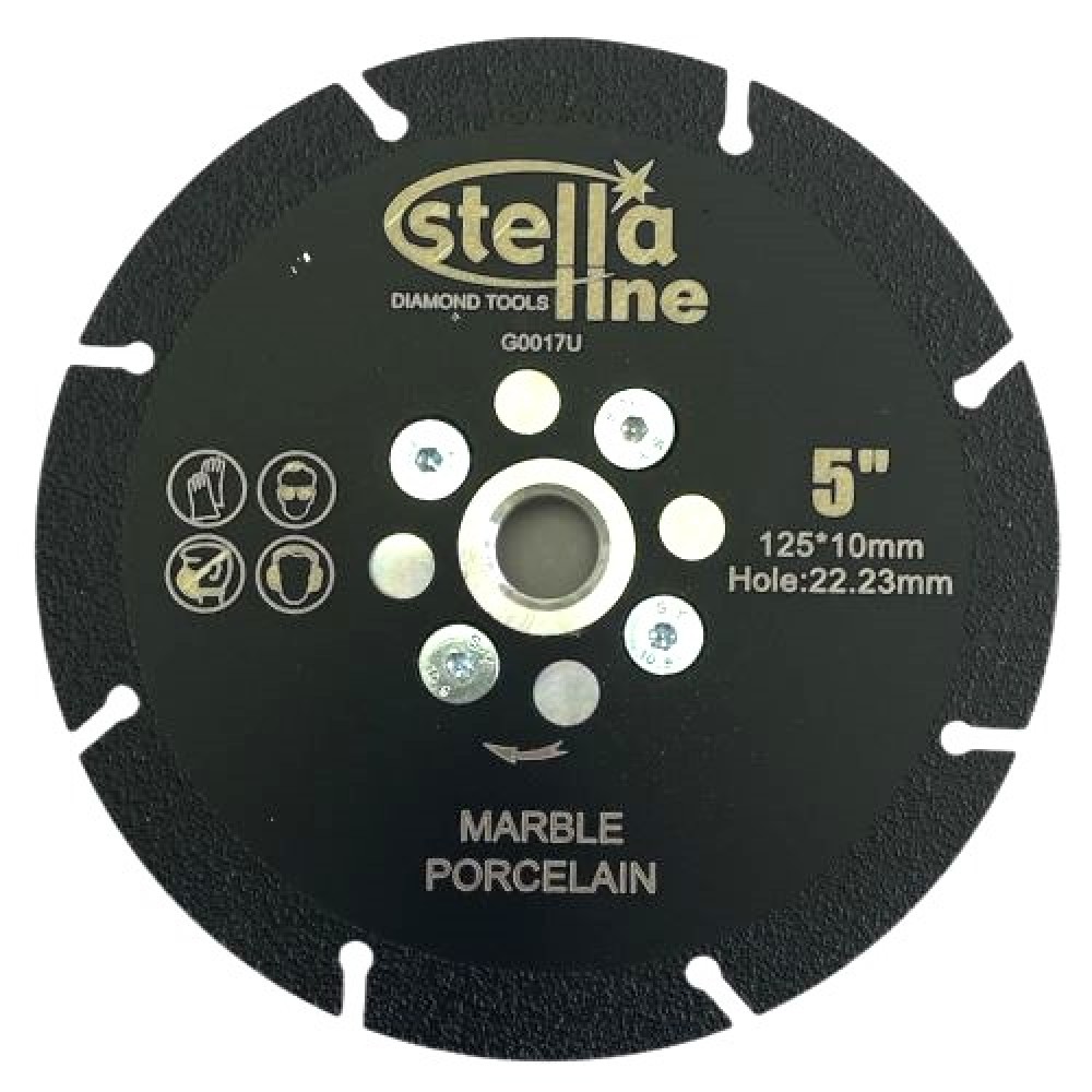 Porselen Mermer 125 mm Kesme Elmas Testeresi Bıçağı